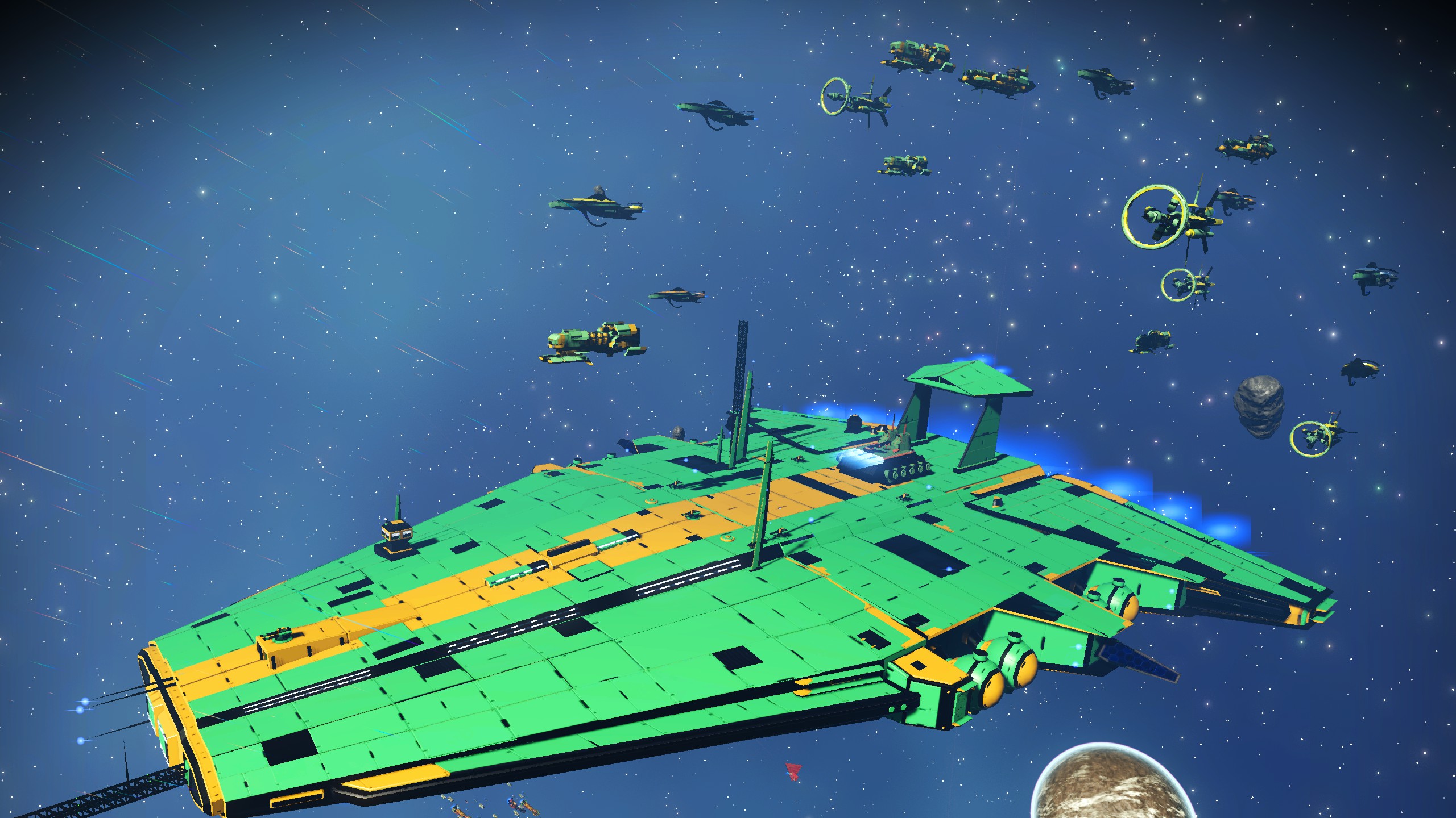 Thank to you, guys, I was able to build a green/yellow fleet :) THANK ...
