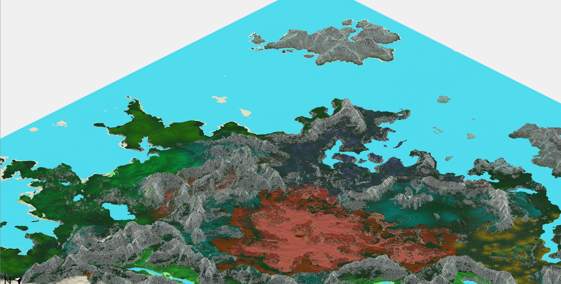 Continent Sized Map?