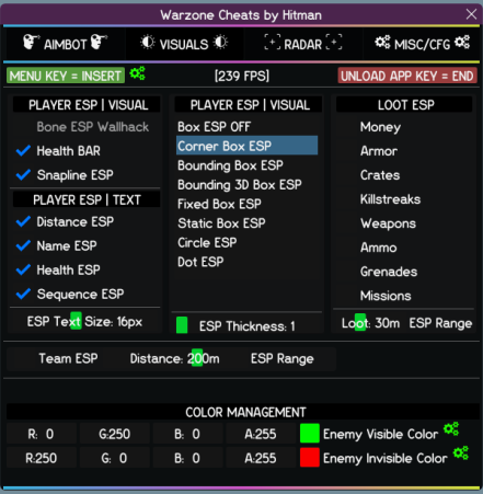 磊 MW/WARZONE Cheat Aimbot/ESP/Exploit/Controller Support/Radar/And More 磊