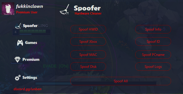 Lean Spoofer for Valorant | Permament Spoof | Vanguard | UD