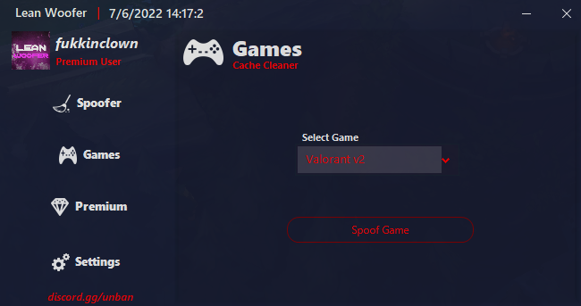 Lean Spoofer for Valorant | Permament Spoof | Vanguard | UD