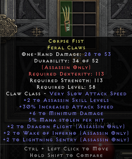 Gg Rare Trapsin Claw - Topic - d2jsp