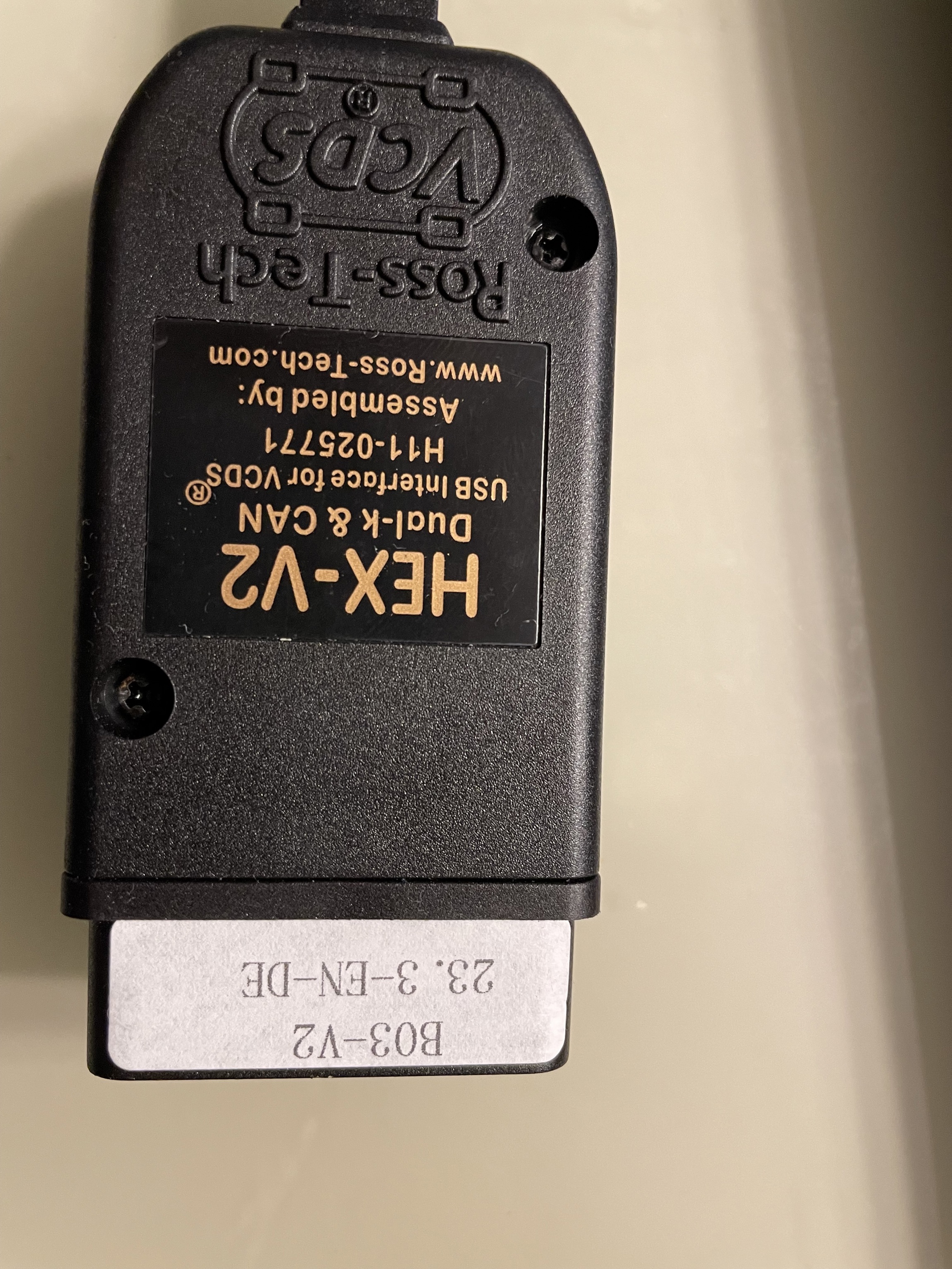 Connection problems with HEX-V2 | Ross-Tech Forums