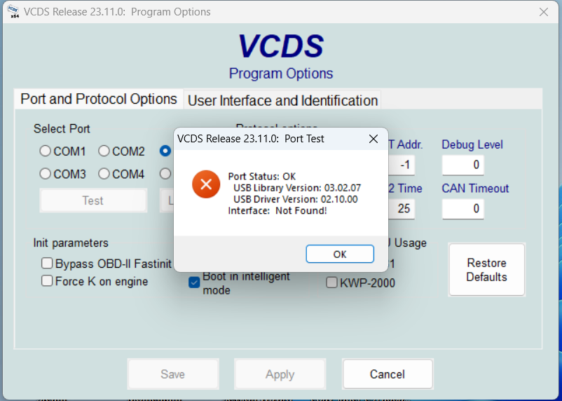 Connection problems with HEX-V2 | Ross-Tech Forums