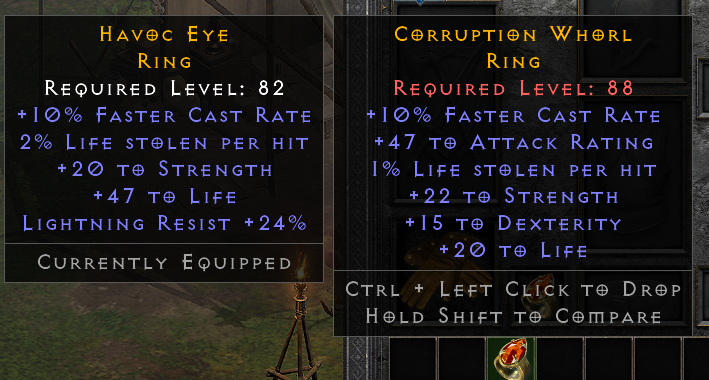 2x Caster Ring - Topic - d2jsp