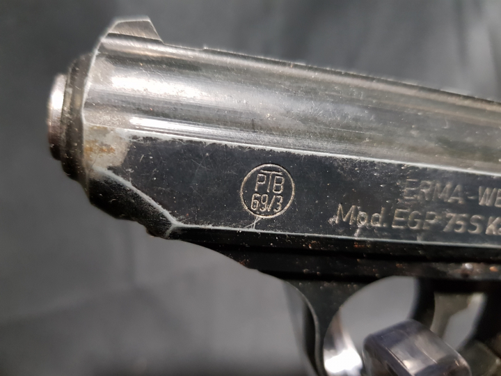 Erma-Werke EGP 75 S SRS-Pistole 8mmPAK - eGun