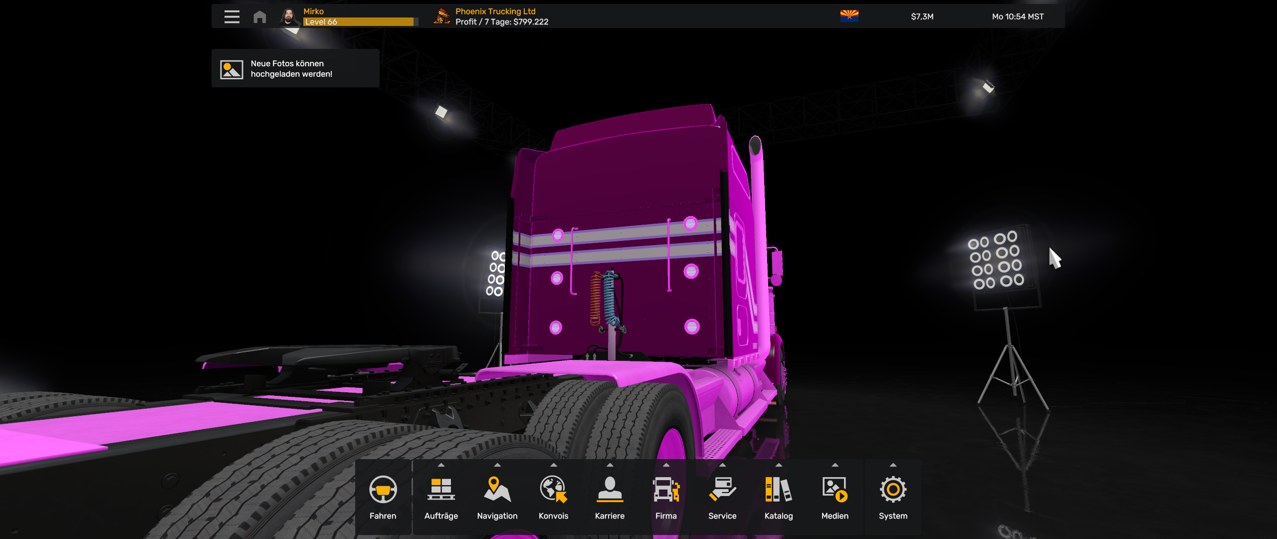[UI | Main Menu | Menu Background] Truck parts turn pink in new studio menu background [253930 ...