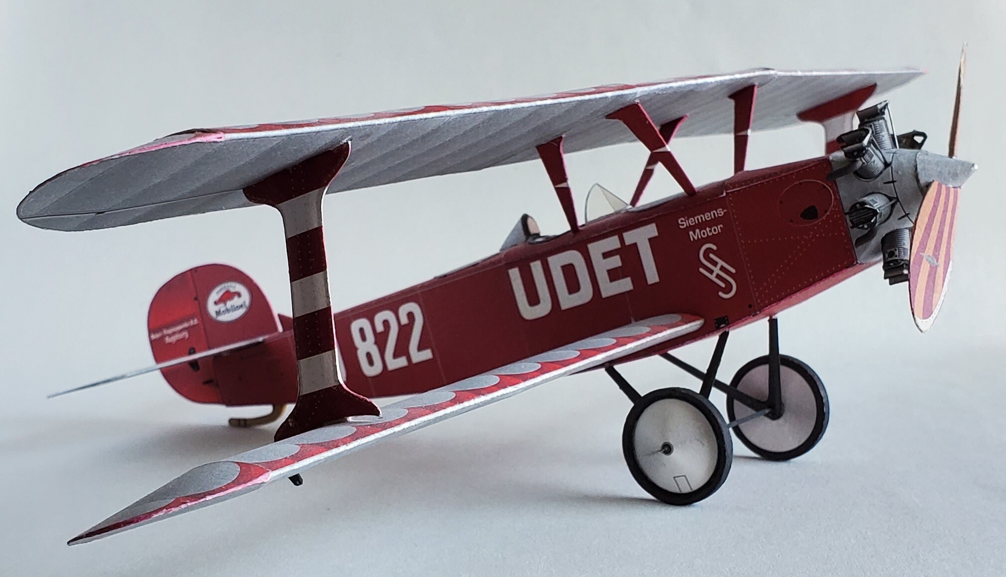 Udet U-12 Flamingo 1/33 paper model - Ready for Inspection - Aircraft ...