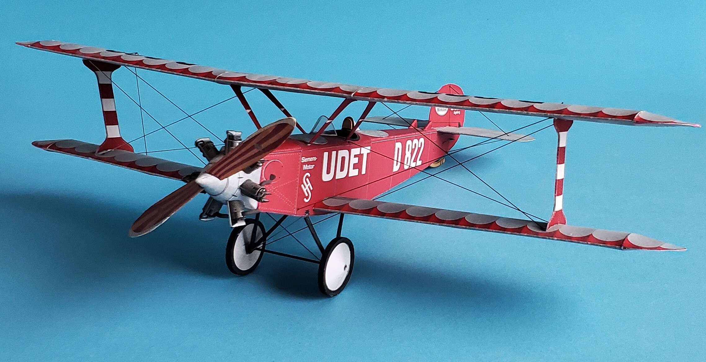 Udet U-12 Flamingo 1/33 paper model - Ready for Inspection - Aircraft ...