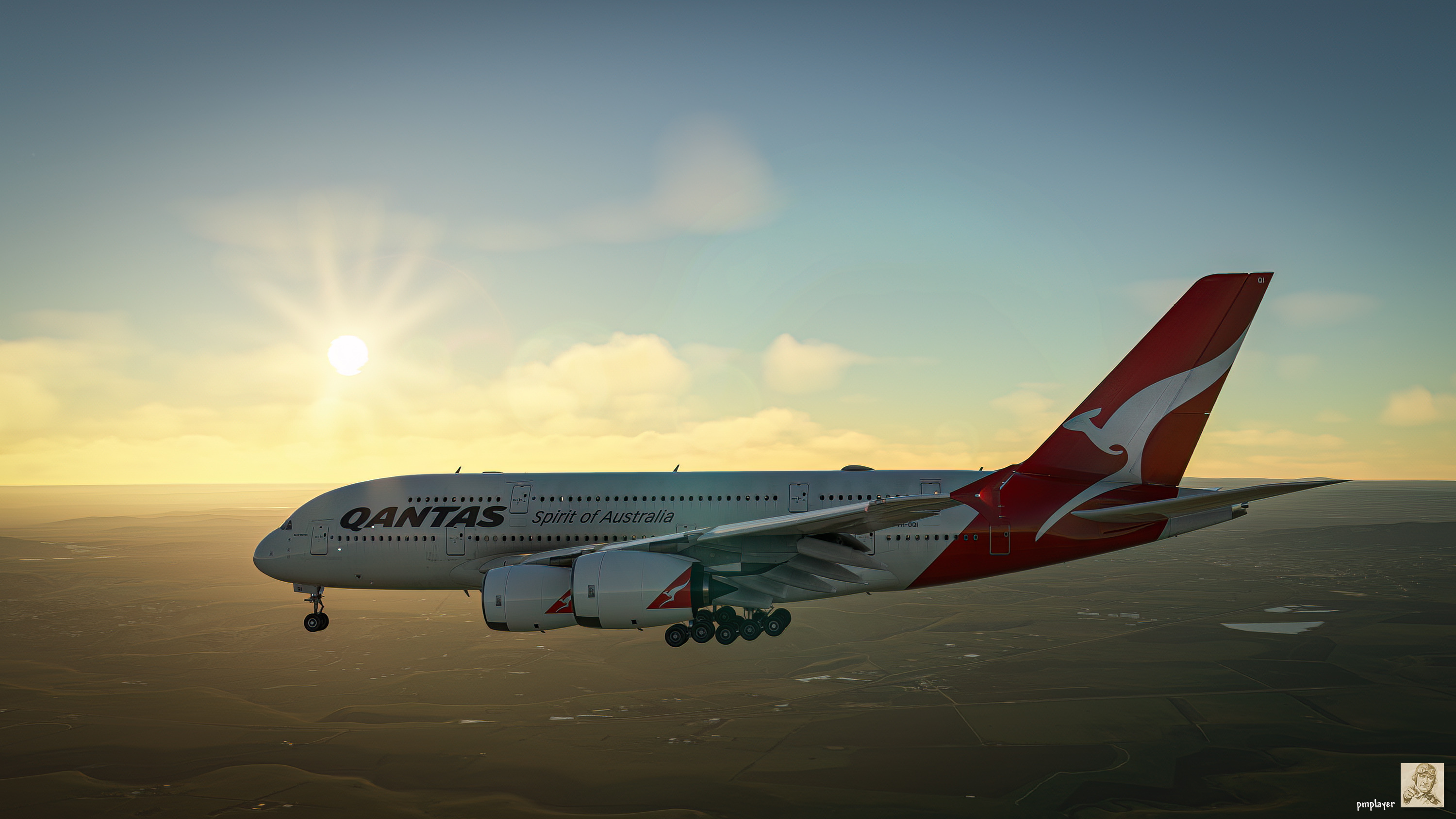 Backflight QFA A380 now WADD to YMML - The AVSIM Screen Shots Forum - The AVSIM Community